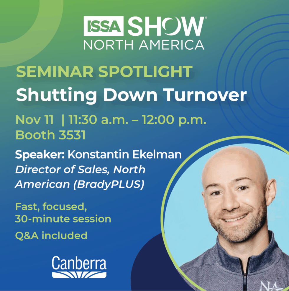 Shutting Down Turnover – ISSA Expert Seminar - Canberra